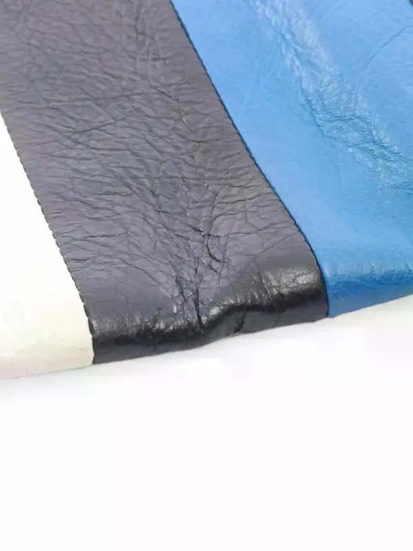 Balenciaga 2000s Bazar Striped Clutch Bag