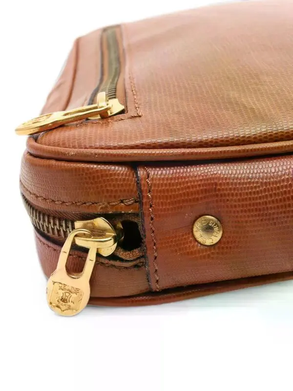 Celine 2000s Lizard-effect Clutch Bag