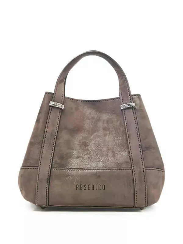 Peserico Leather Tote Bag
