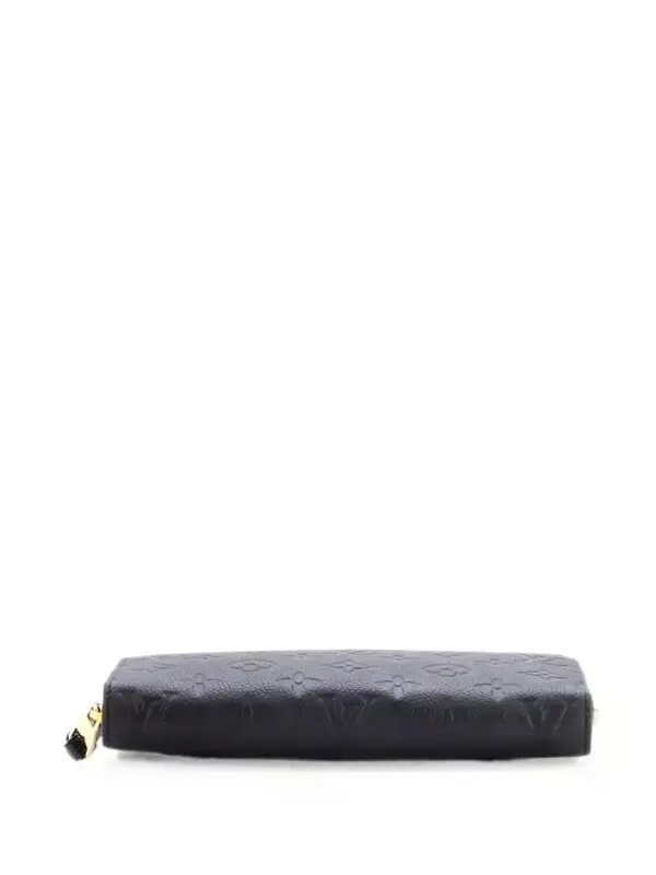 LOUIS VUITTON Zippy Wallet Monogram Empreinte Leather Small Wallets - Black
