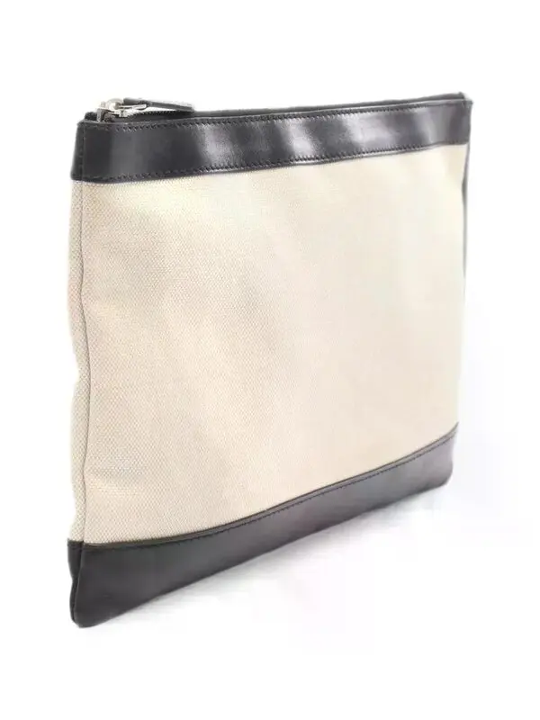 Balenciaga 2000s Navy Clip M Clutch Bag