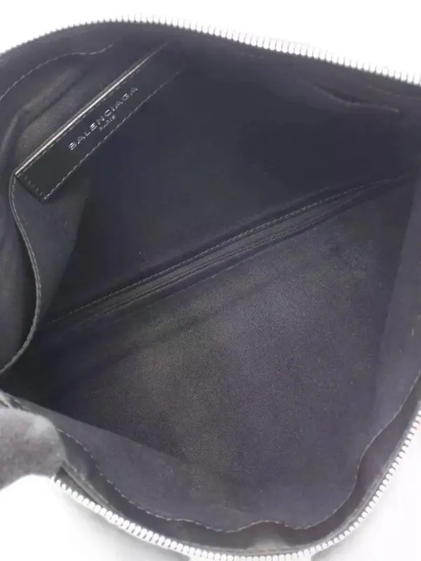 Balenciaga 2000s Navy Clip M Clutch Bag