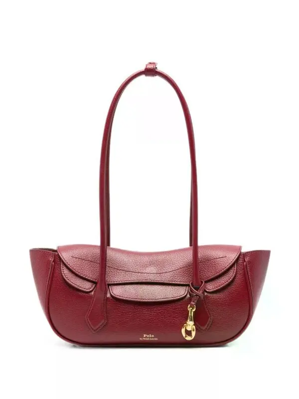 Polo Ralph Lauren Small Blaze Leather Shoulder Bag - Pink