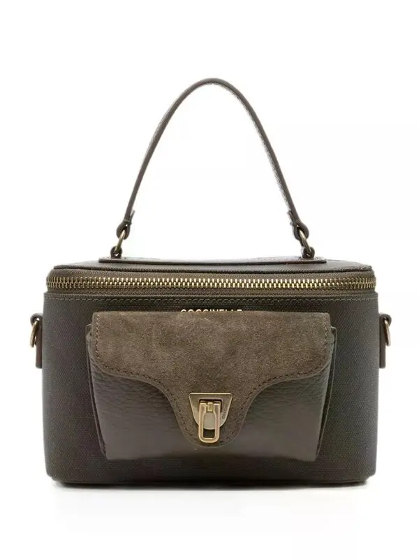 COCCINELLE Beat Generation Logo-print Panelled Tote Bag