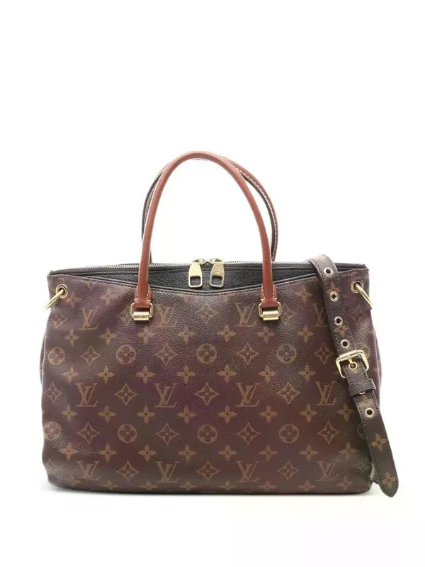 LOUIS VUITTON Pallas Monogram Tote Bag - Brown