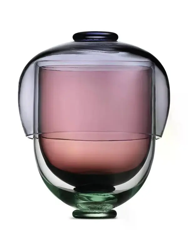 NASONMORETTI Fungo Stacked Glasses And Bowl - Pink