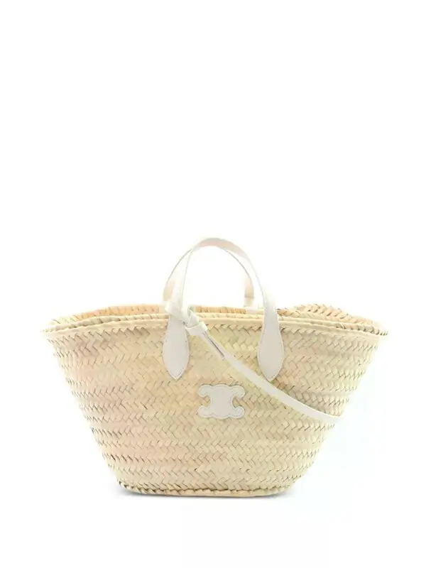 Celine Triomphe Pannier Tote Bag - Neutrals