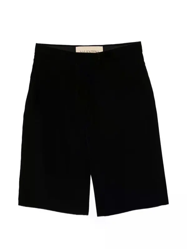 Valentino Garavani Velvet Shorts - Black