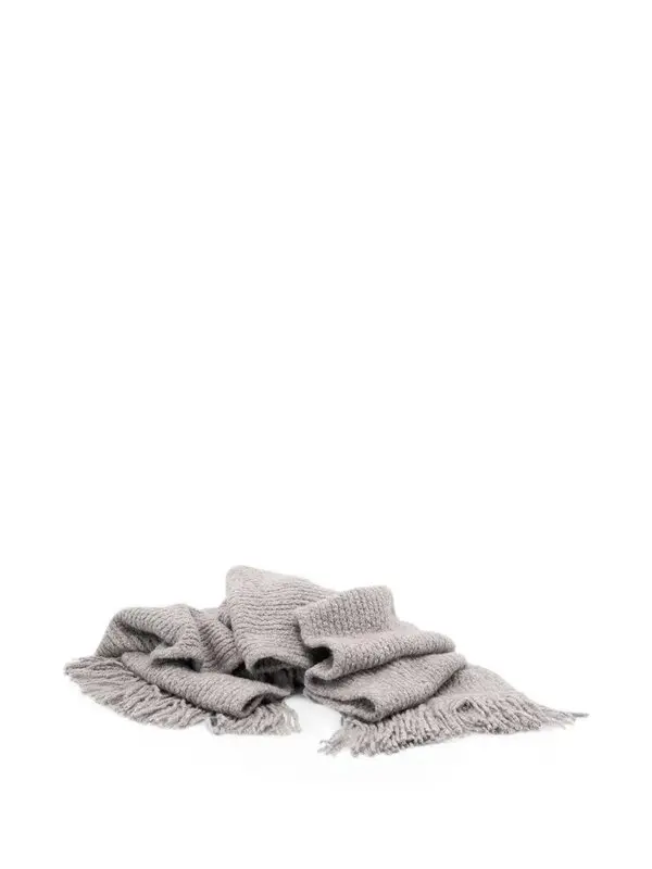 Alanui Fringed Chunky-knit Scarf