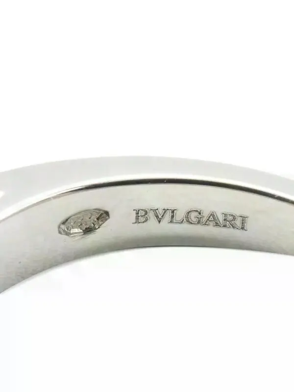 BVLGARI 2010s Glyph Diamond Ring