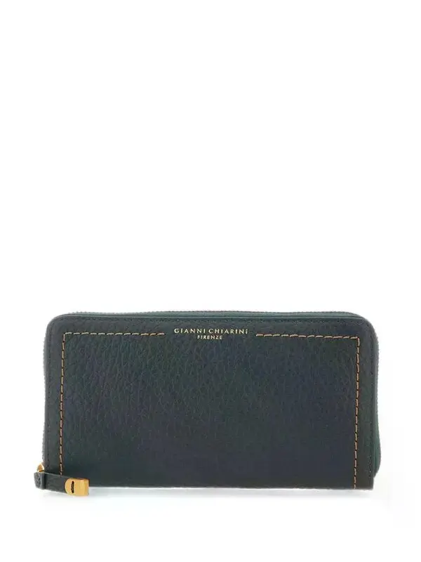 GIANNI CHIARINI Bubble Leather Wallet - Green