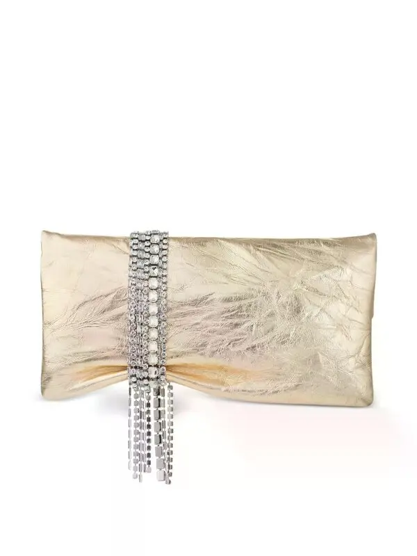 JIMMY CHOO Zandra Crystal-embellished Clutch Bag