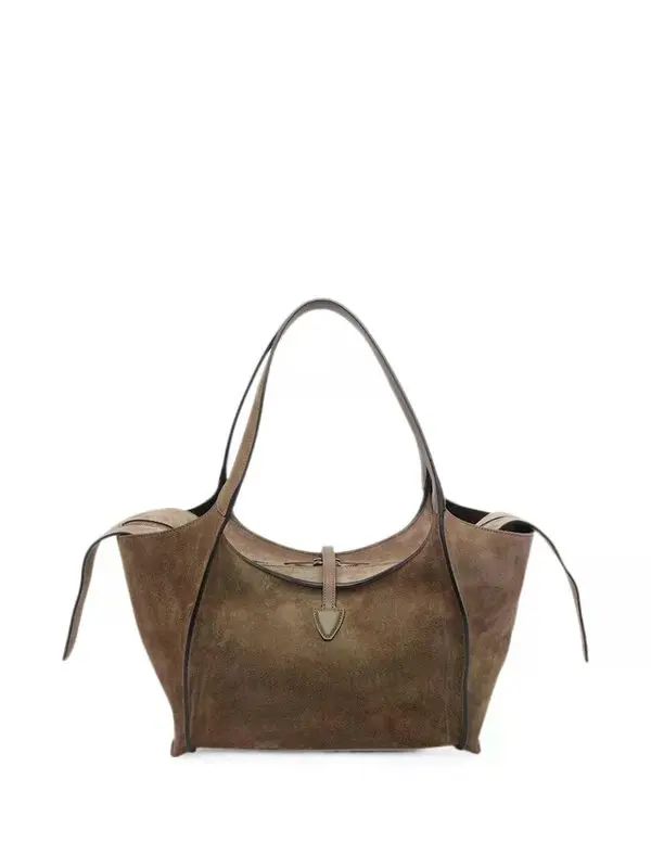 TOD'S T Timeless Suede Tote Bag
