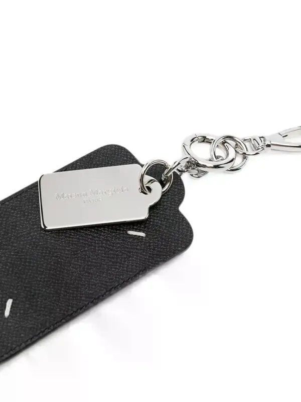 MAISON MARGIELA Logo-print Leather Keyring