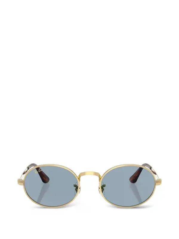 Ray-ban X A$ap Rocky Oval-frame Sunglasses - Gold