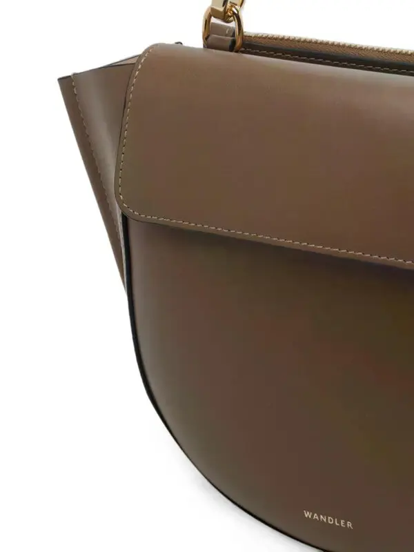 WANDLER Hortensia Leather Clutch Bag