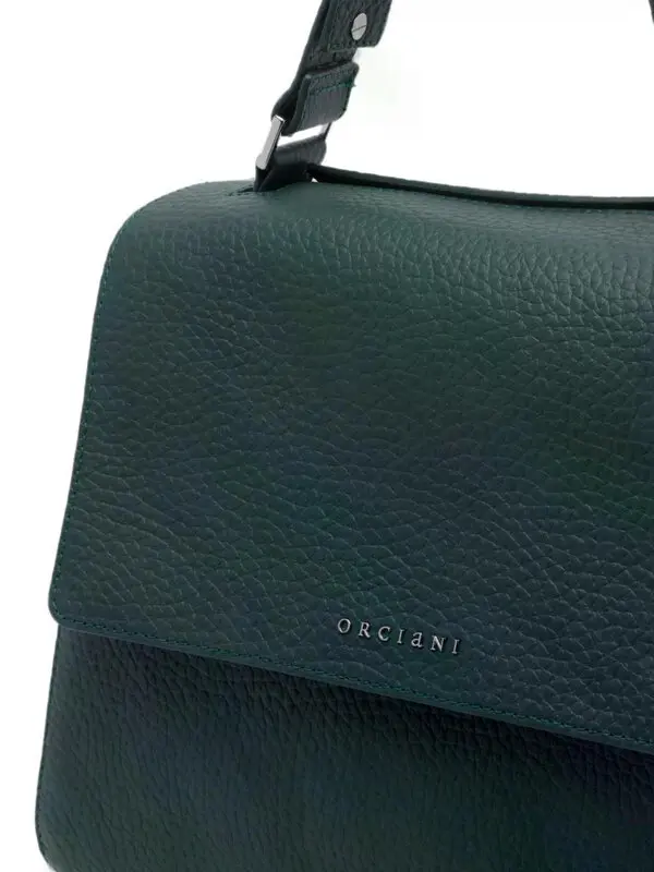 Orciani Sveva Grained Leather Handbag