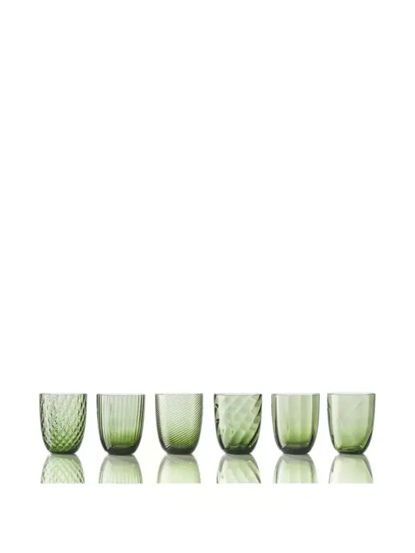NASONMORETTI Idra Textured Glasses - Green