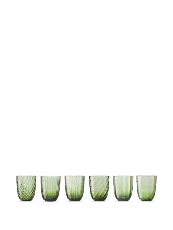 NASONMORETTI Idra Textured Glasses - Green