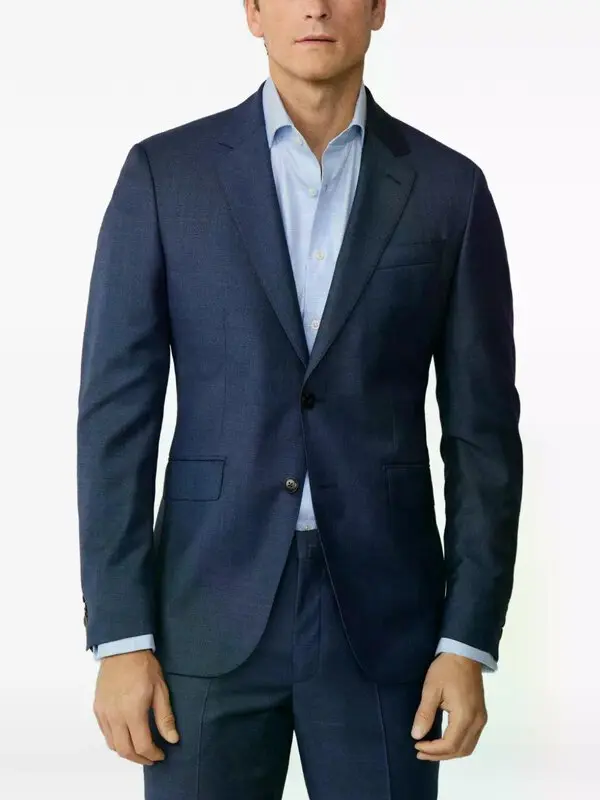 HACKETT LONDON Sharkskin Wool Suit