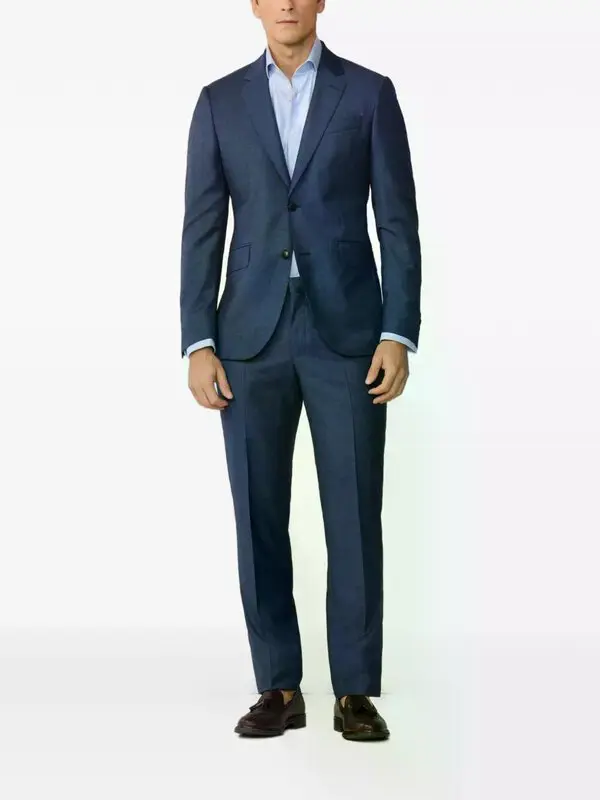 HACKETT LONDON Sharkskin Wool Suit