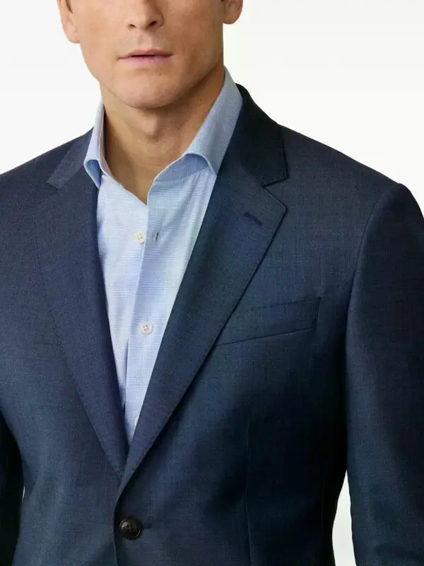 HACKETT LONDON Sharkskin Wool Suit