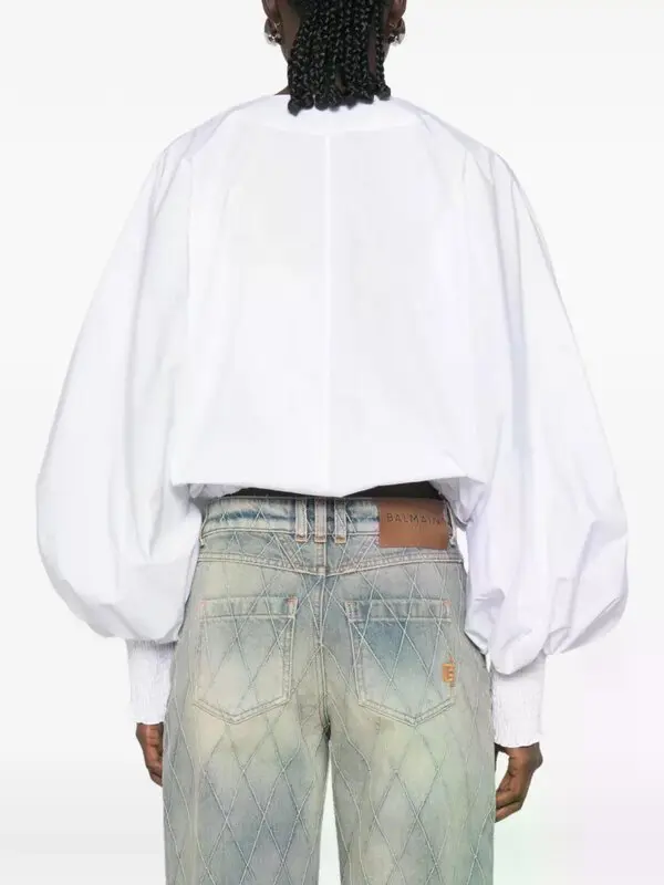 Balmain Balloon Sleeve Blouse