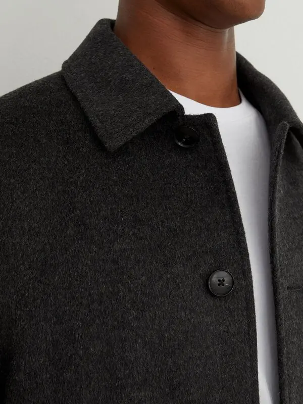 REISS Deluca Wool-blend Flap-pocket Bomber Jacket