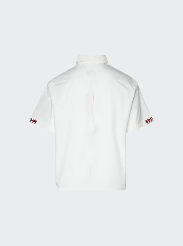 Rhude Petrol Oversized Mechanic Shirt And Black