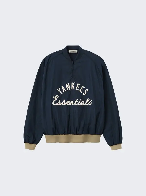 Fear Of God Yankees Half Zip Pullover Dark Sapphire - Blue