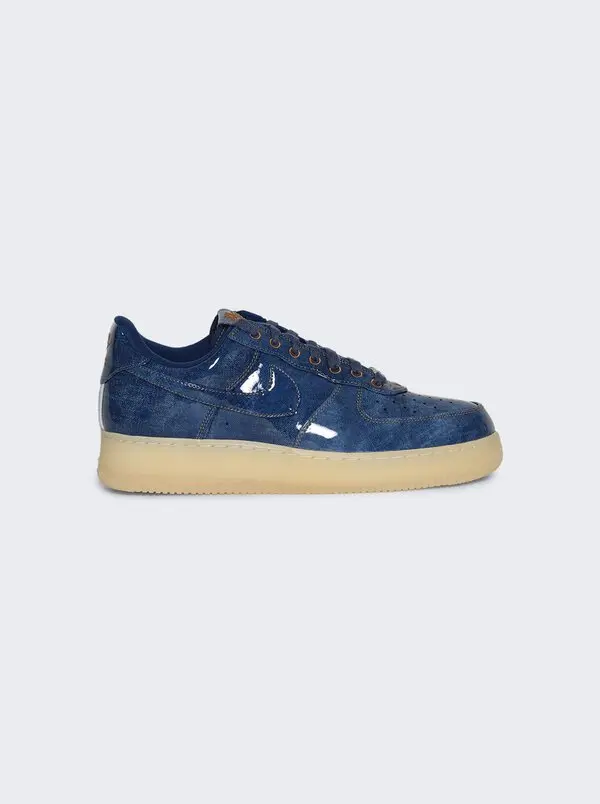 Nike Force 1 Retro Patent Leather Sneakers - Blue