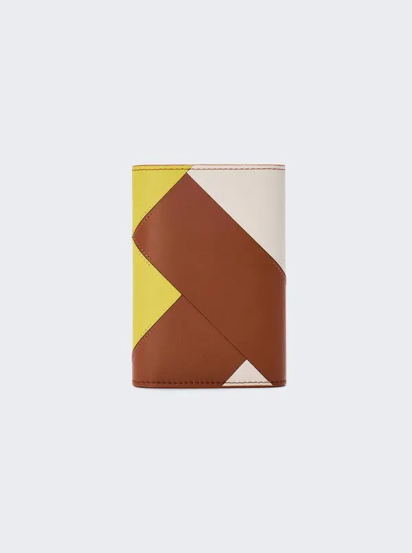 Loewe Anagram Small Vertical Wallet Squirrel - Brown