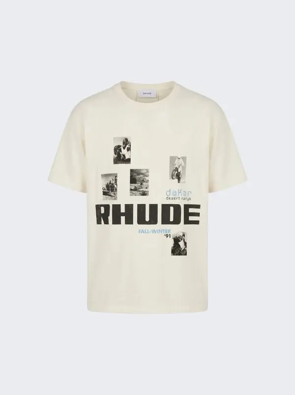 Rhude Winter 91 Rallye Tee Vintage And - White