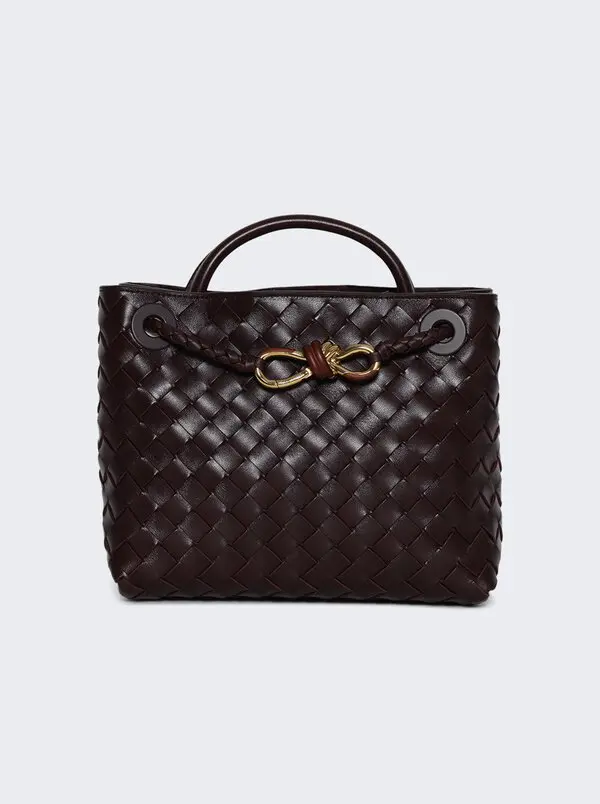 Bottega Veneta Small Andiamo Top Handle Bag - Brown