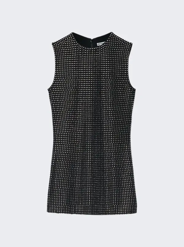 Alexander Wang Crystal Embellishment Sleeveless Mini Dress