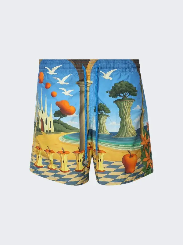 Vilebrequin X 3.paradis Eden Swim Shorts Santorini - Multi