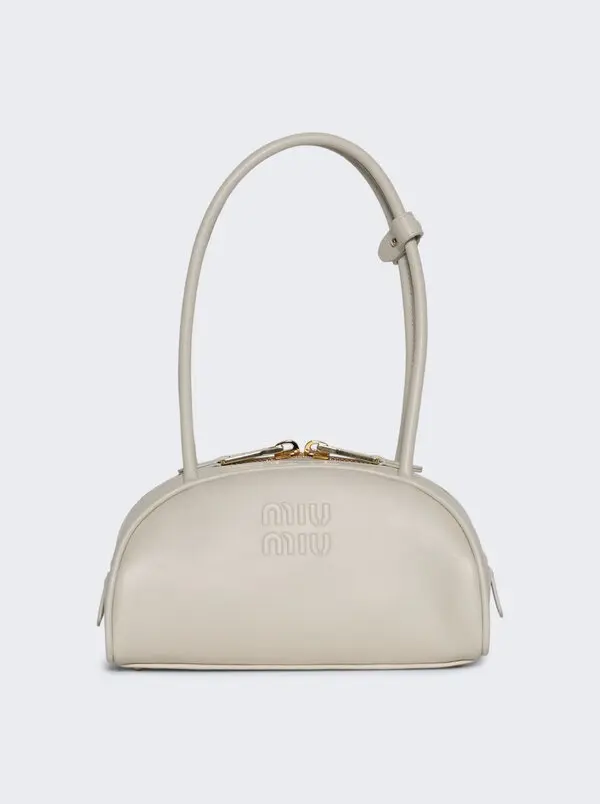 Miu Miu Beau Leather Handbag - White