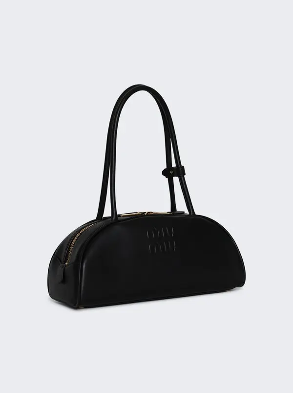 Miu Miu Beau Leather Bag Radica - Black