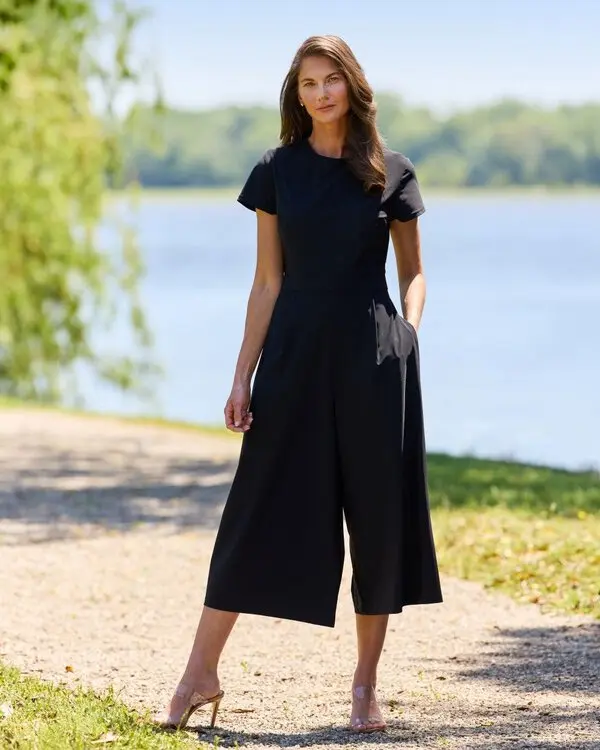 Jude Connally Blaire Jumpsuit Lightweight Jude Cloth - Black