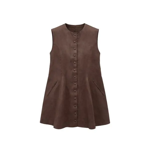 MUTE BY JL A-line Button Vest