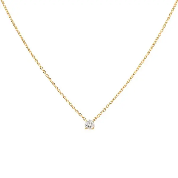 LILY FLO JEWELLERY Aurora Solitaire Necklace - Gold