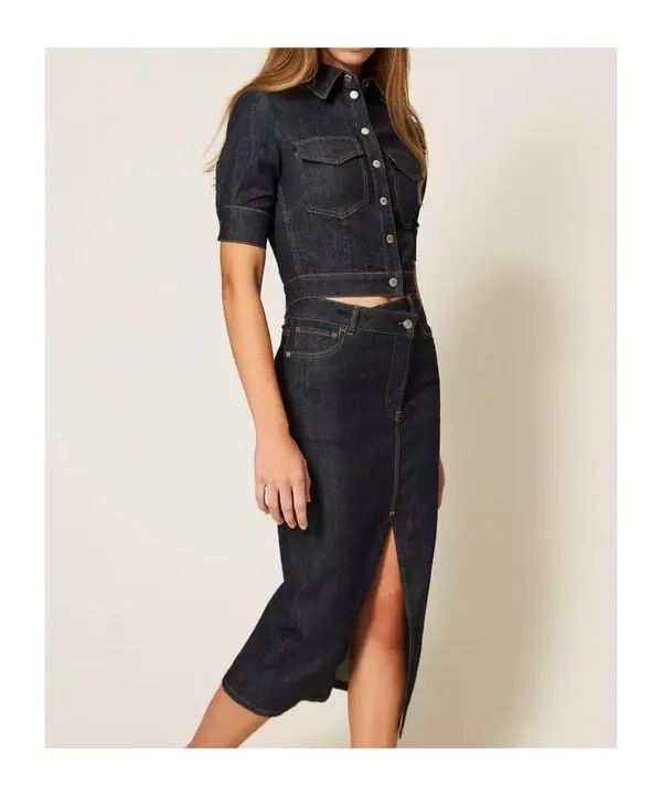 TWINSET Slit Midi Skirt