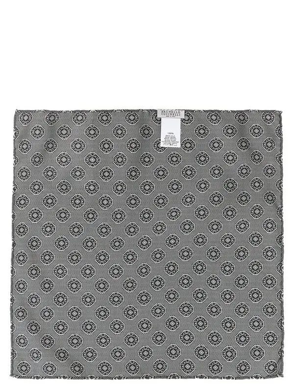 Brunello Cucinelli Silk Clutch Bag - Gray