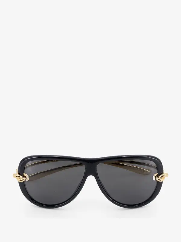 Bottega Veneta Knot Aviator Acetate Sunglasses - Multicolor