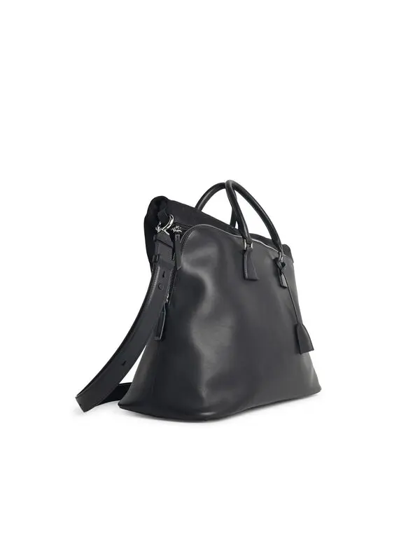MAISON MARGIELA 5ac Soft Xl Leather Bag - Gray