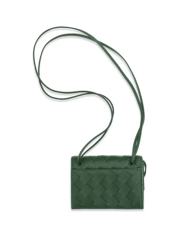 Bottega Veneta Andiamo Badge Holder - Green