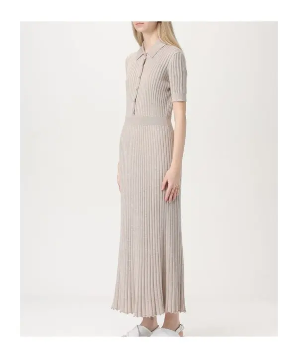 Gabriela Hearst Knitted Short-sleeve Maxi Dress