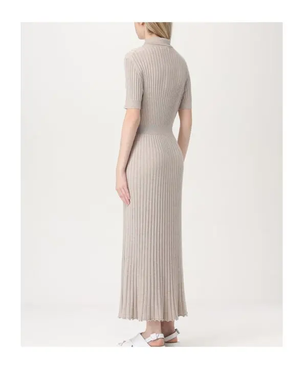 Gabriela Hearst Knitted Short-sleeve Maxi Dress