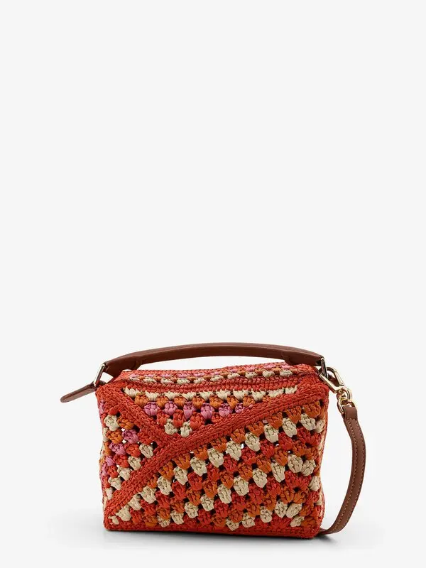 Loewe Paula's Ibiza-puzzle Edge Crochet Handbag