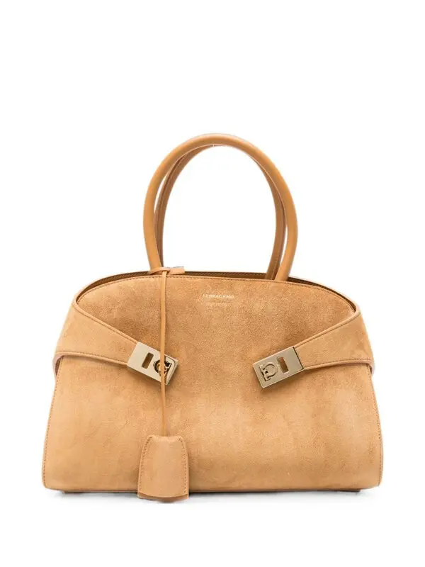 FERRAGAMO Hug Small Leather Handbag - Multicolor